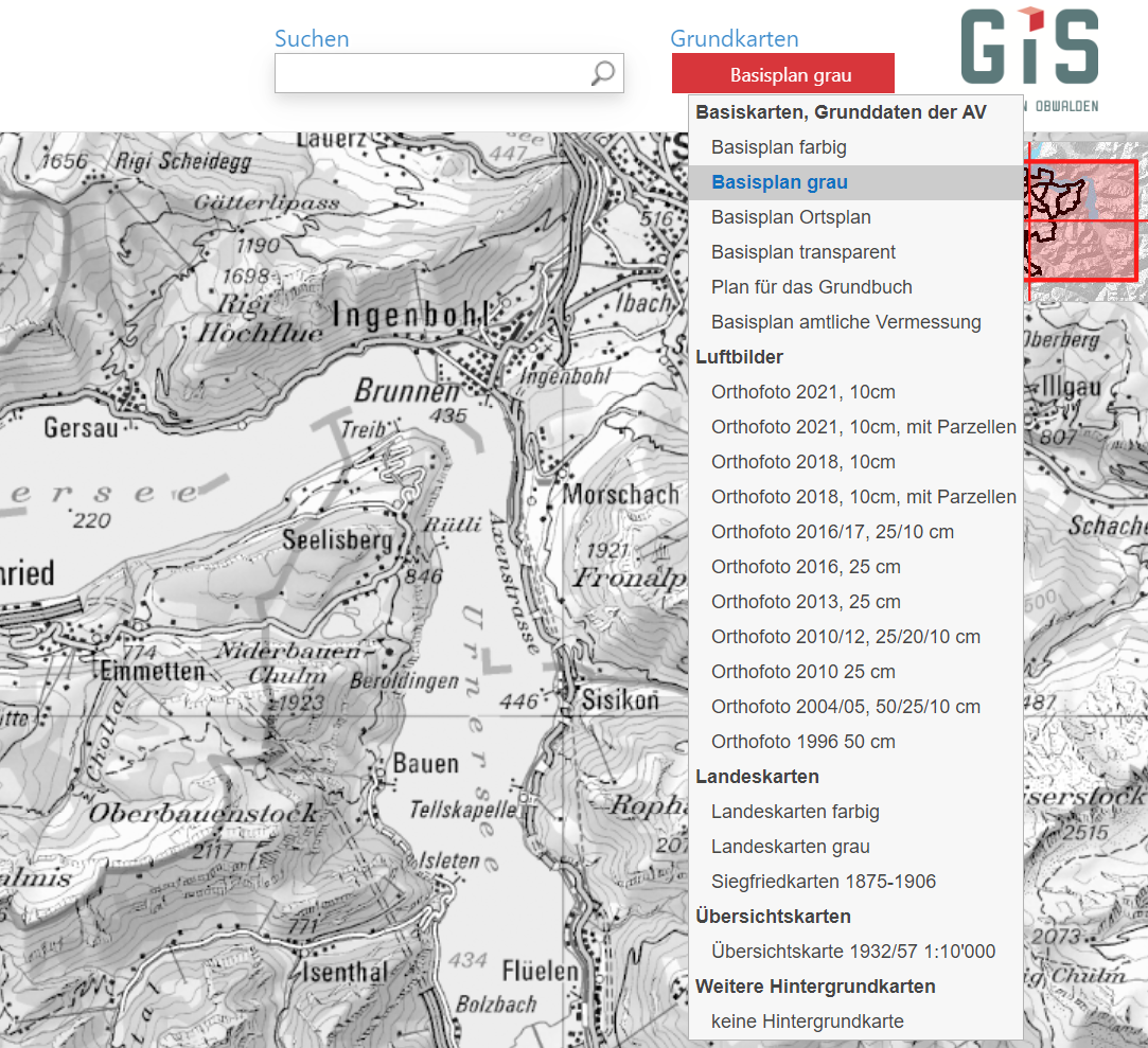 ÖREB Kataster Bedienung und Hinweise – GIS Daten AG